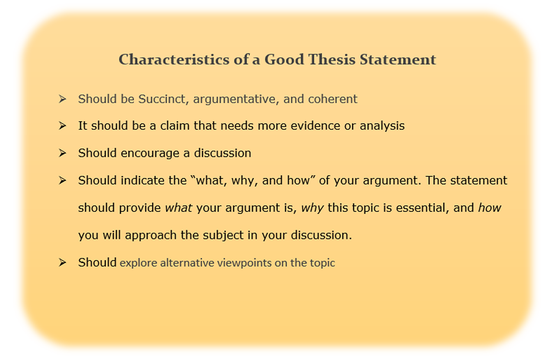 How to Write a Thesis Statement – Skilled Tutorials